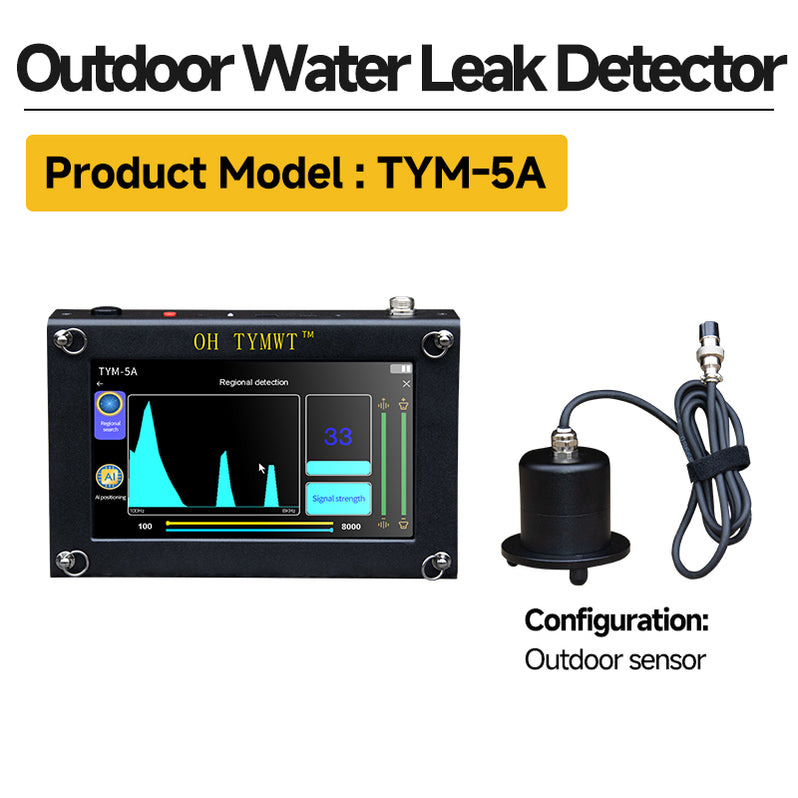 TYM-A series Indoor Outdoor Water Leak Detection Device Plumbing Walls — PQWT Detector Shop
